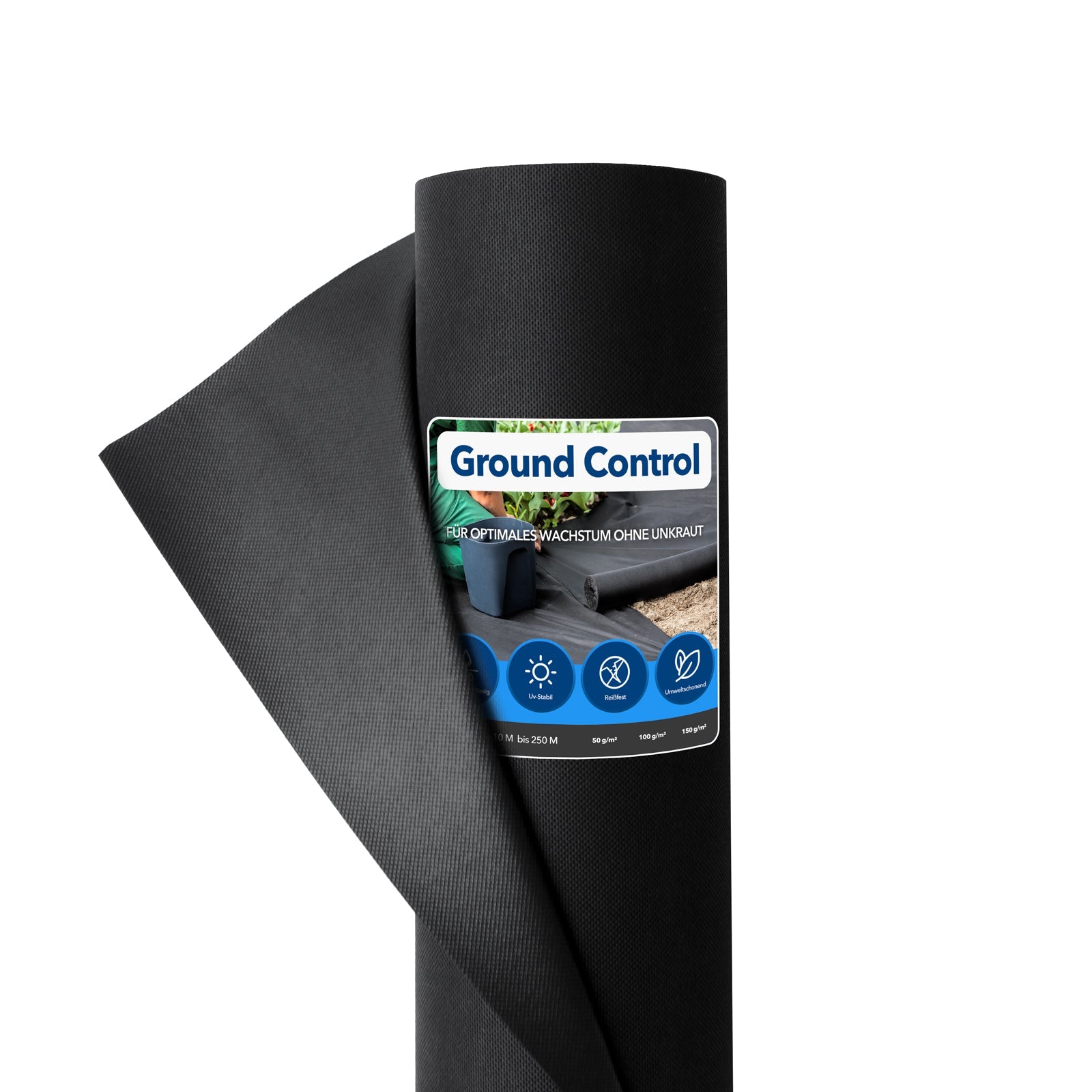 Onkruidbestrijding Ground Control | Zwart | Tot 150 g/m² | Individuele