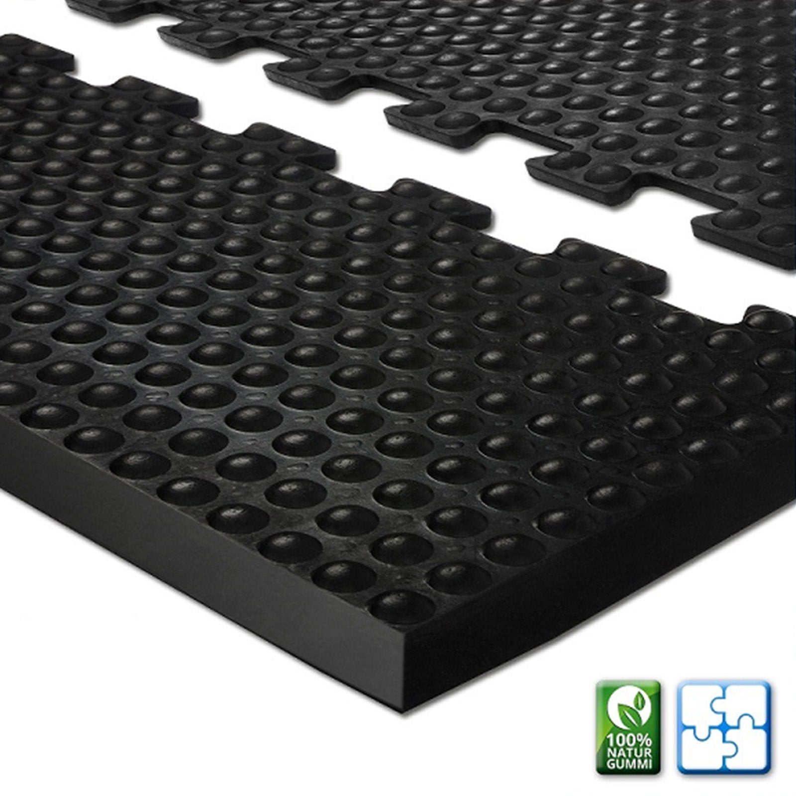 Noppen mat inhaaksystem | natuurlijk rubber